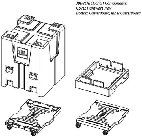 Buy JBL Transport Case for Vertec Subcompact 4886/4883 Speaker - Black ...