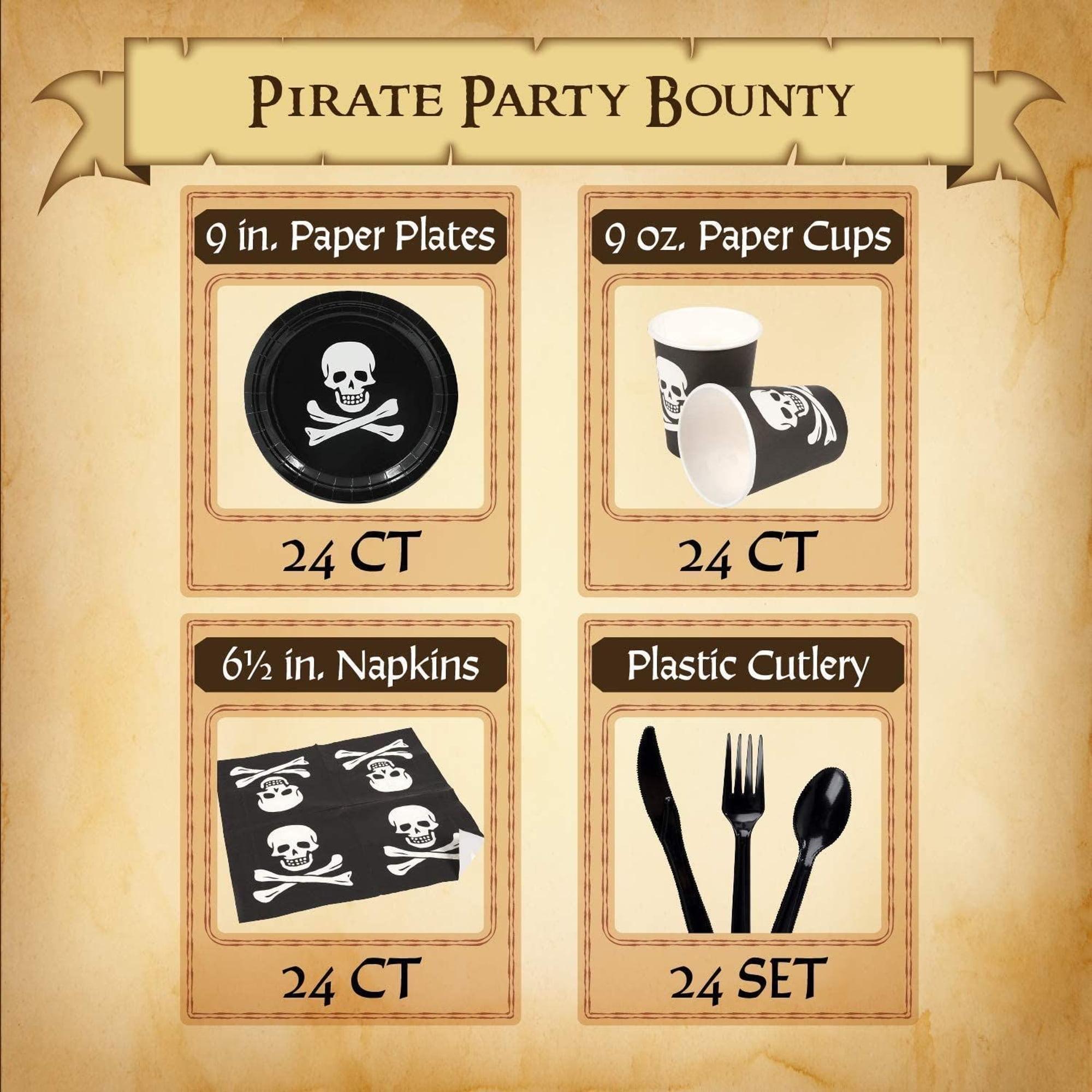 Pirate Party Food Labels
