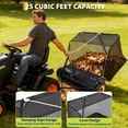 Tow Behind Lawn Sweeper, 44 Inch Pull Behind Lawn Sweeper, 25 cu. ft ...