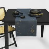 Thyme & Table Celestial Table Runner, Navy, Gold-Tone, 14" W x 72"L ...