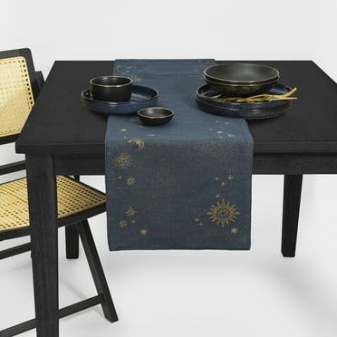 Thyme & Table 72" Fall Table Runner, Black & White - Walmart.com