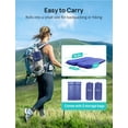 Double Sleeping Pad, Inflatable Lightweight Camping Pad, with Built-in ...