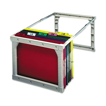 SKILCRAFT, Vertical Hanging Wall File Holder, 1 Each, Clear - Walmart.com