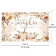 Autumn Boho Pumpkin Baby Shower Banner A Little Pumpkin is On The Way ...