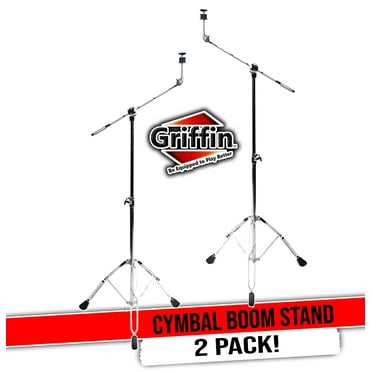 C830 Double-Braced Cymbal Stand, Medium Weight Stand with Gearless ...