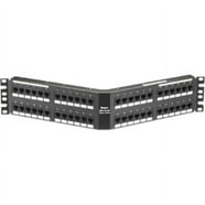 ICC ICMPP4860V CAT6 Patch Panel, 48-Port, 2U RMS, 6-Pack - Walmart.com