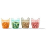 Zip Top Animal Baby Snack Containers (Set of 4) - Walmart.com