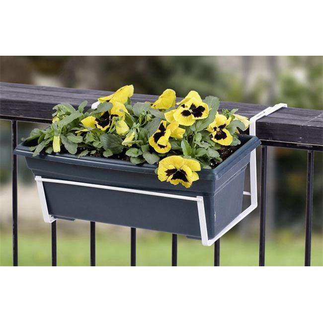 89053 Over the Deck Adjustable Flower Box Holder - Walmart.com