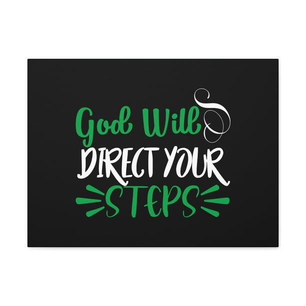 Scripture Walls God Will Direct Your Steps Psalm 32:8 Christian Wall ...