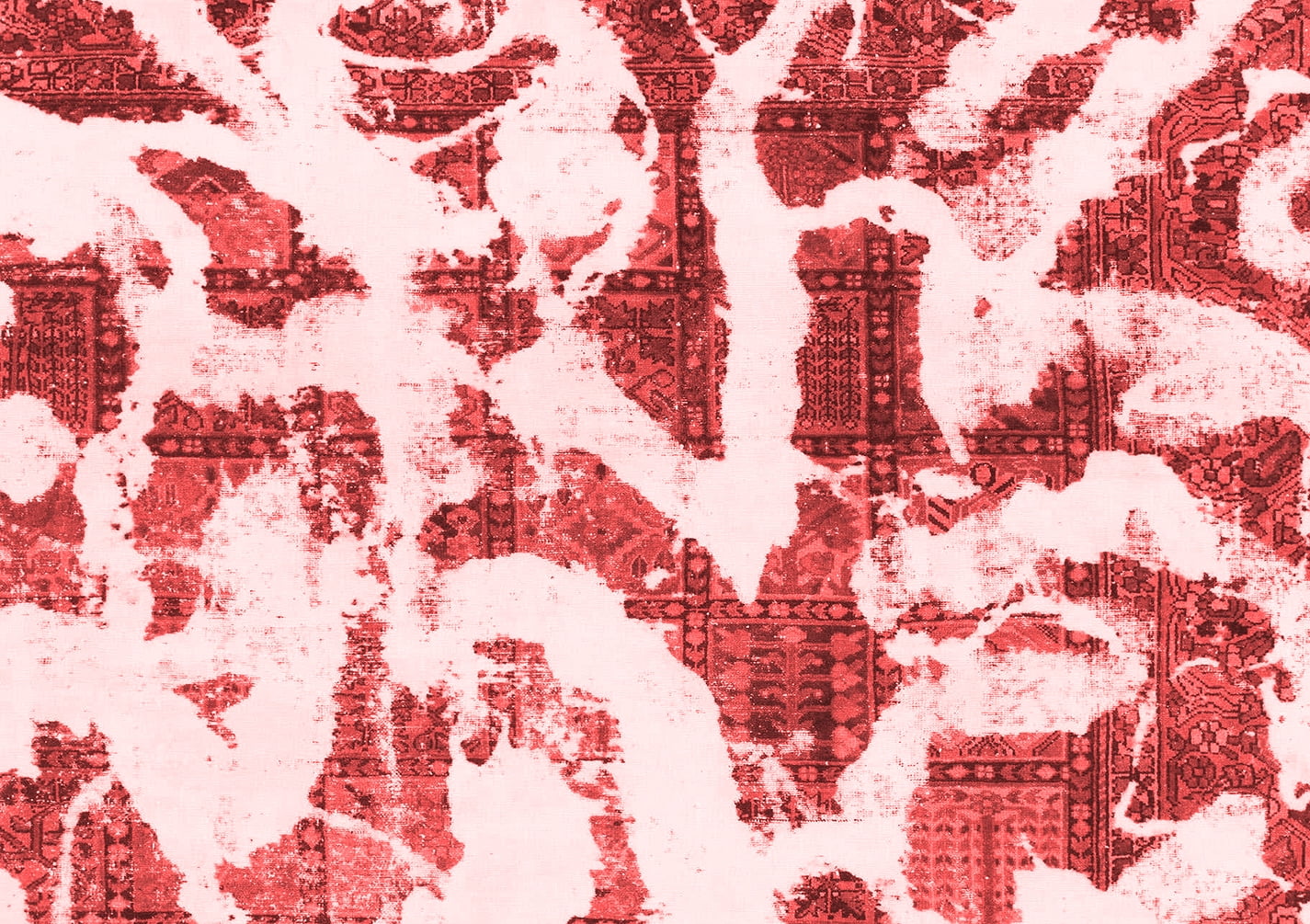 Ahgly Company Machine Washable Indoor Rectangle Abstract Red Modern ...