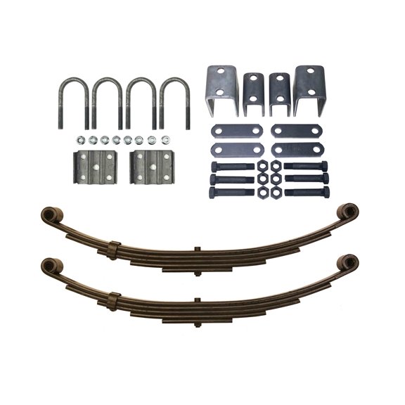 LIBRA Single Trailer Axle Suspension Kit Leaf Spring U-bolt & Hanger ...