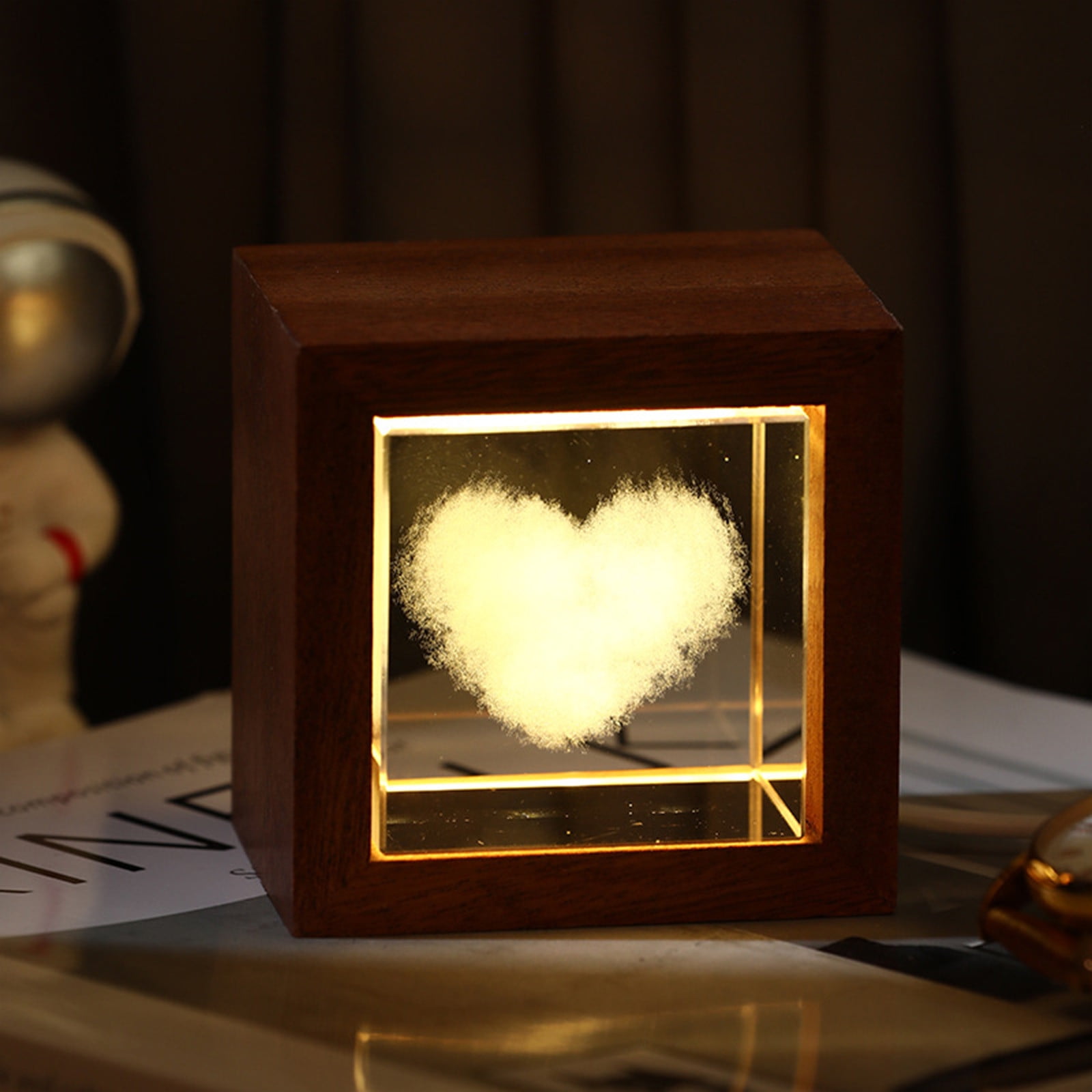 SRstrat 3D Papercut Light Boxes Frame Night Lights Paper Sculptures ...