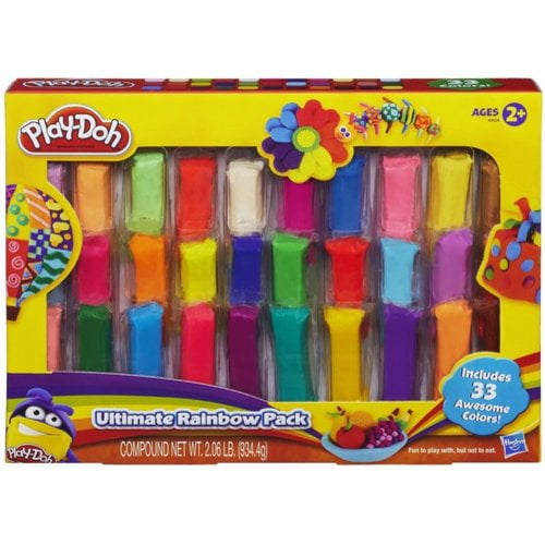 Play-Doh Ultimate Rainbow Pack with 33 Colors of Play-Doh - Walmart.com - Walmart.com