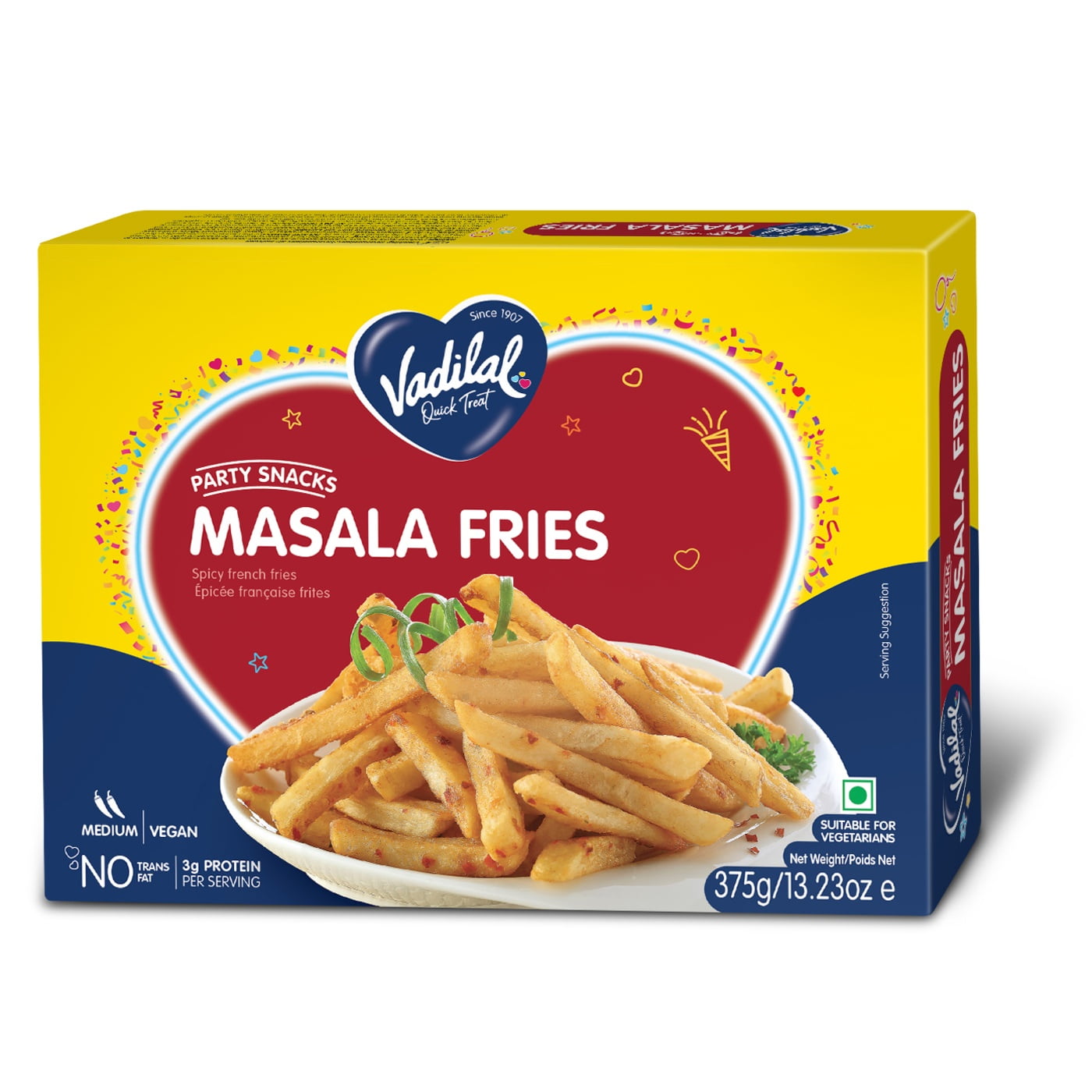 Click here for Vadilal Masala Fries 375gm prices