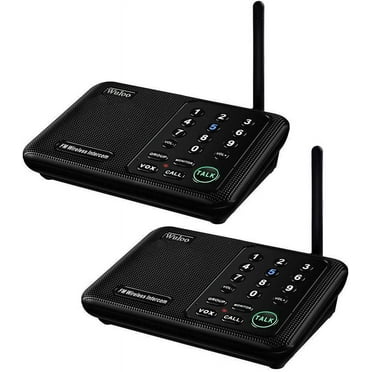 Hosmart Wireless Intercom System, 1/2 Mile Range, 10-Channel, for Home ...