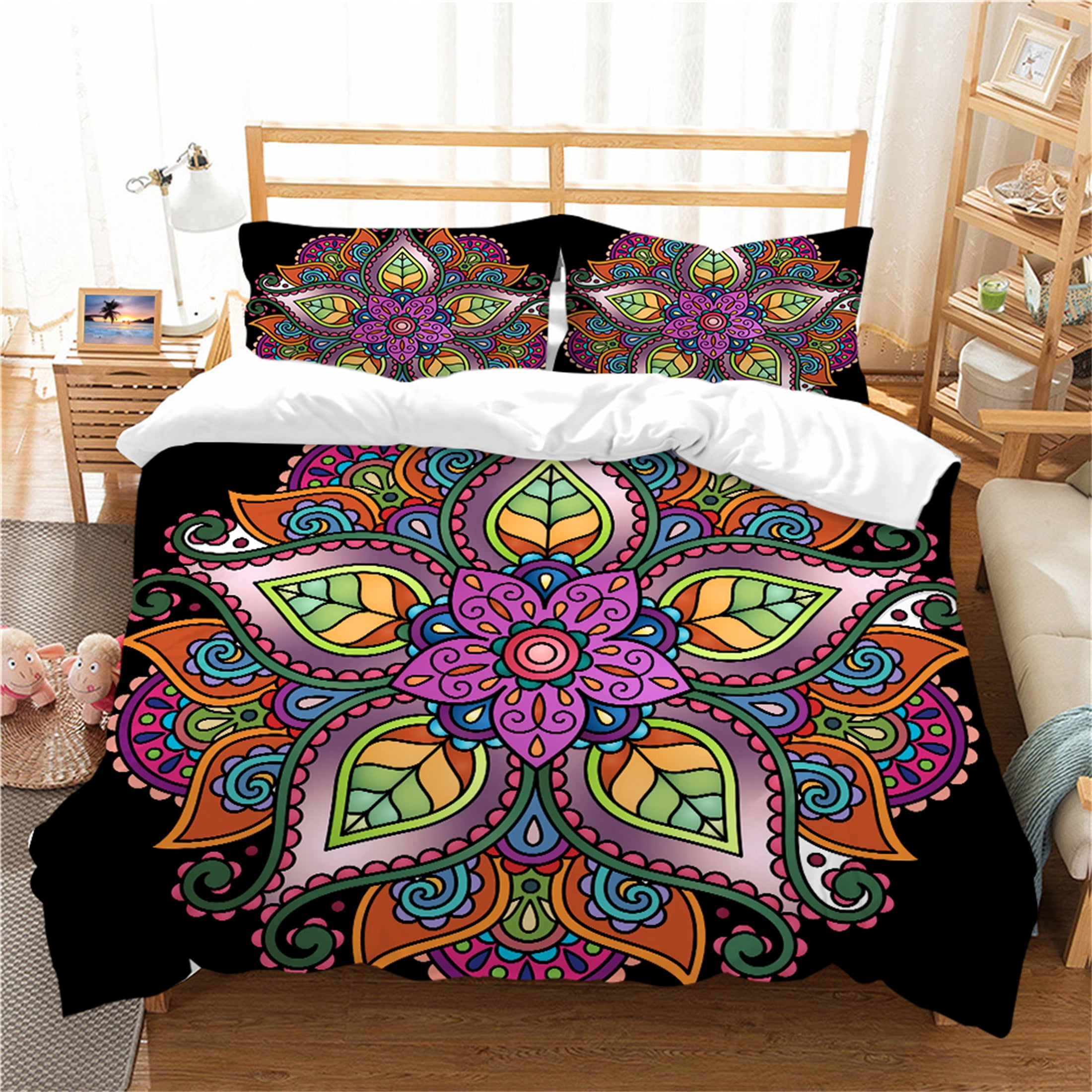 Duvet Cover Set Quilt Cover Set Comforter Cover Set 3D Bohemia Printed ...