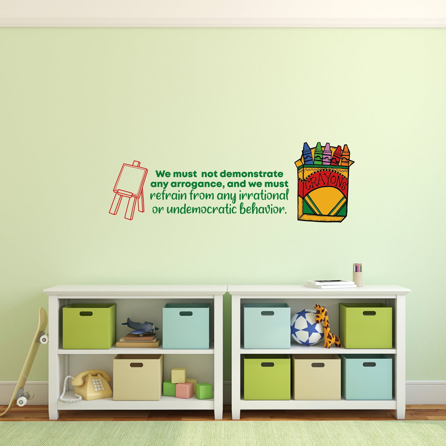 Bad Behavior School Classroom Quote Cartoon Quotes Decors Wall Sticker ...