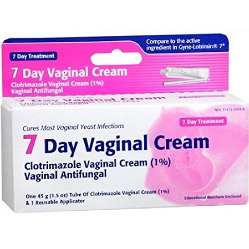 Taro Clotrimazole 7 Vaginal Cream with Reusable Applicator - 45g Each ...
