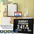 【Upgraded】 11.5" Large Digtal Clock with Day and Date for Seniors, Auto ...