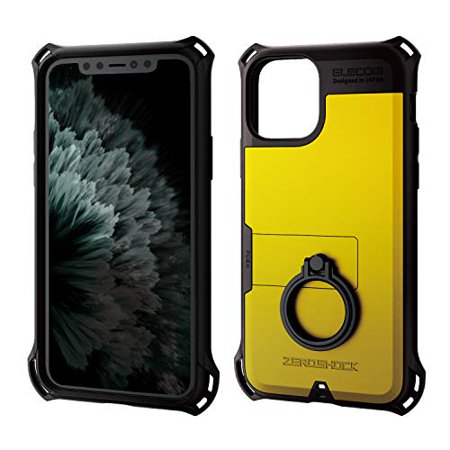 ELECOM iPhone 11 Pro case ZEROSHOCK shock absorption [protecting body from shock when falling ...