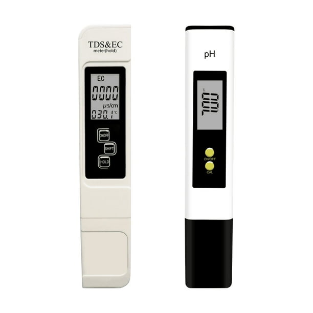 FlyFlise PH Acidometer Water Quality Detector PH Value Test Prod EC&TDS ...
