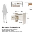 Mr.Kate Neely Slide Out Desk, Plaster - Walmart.com