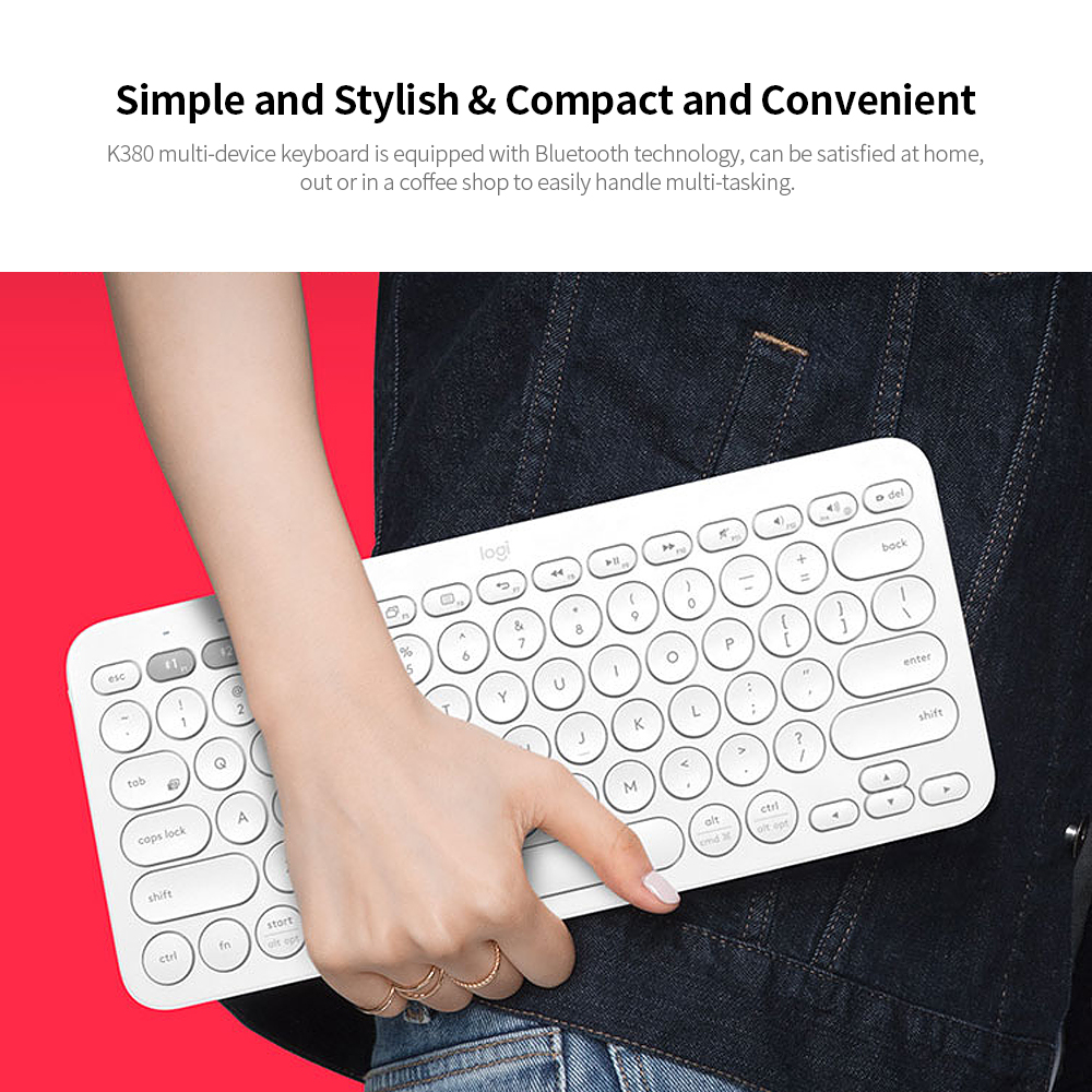 Buy Logitech K380 Wireless 3.0 Keyboard EASY-SWITCH Keyboard Multi ...