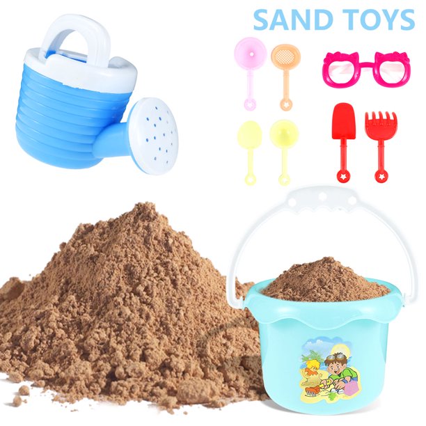Beach Sand Toys for Kids Baby Summer Game Bucket Digging Sand Shovel ...