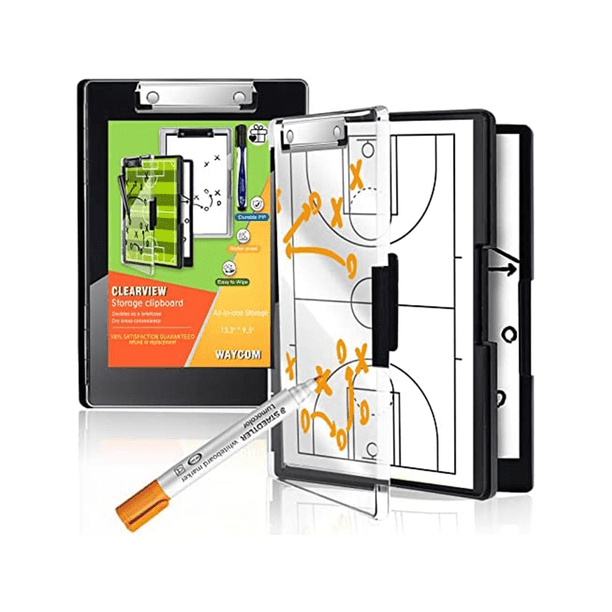 Qtmnekly Clipboard with Storage,13.3X9.5 in with 2 Compartment Storage ...