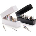 30/48 Holes Drill Bits Storage Box Grinding Head Holder Stand Display ...