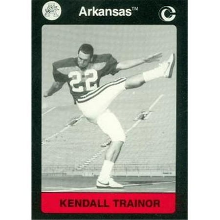 Carte de Football Kendall Trainor (Arkansas) 1991 Collection Collégiale ...