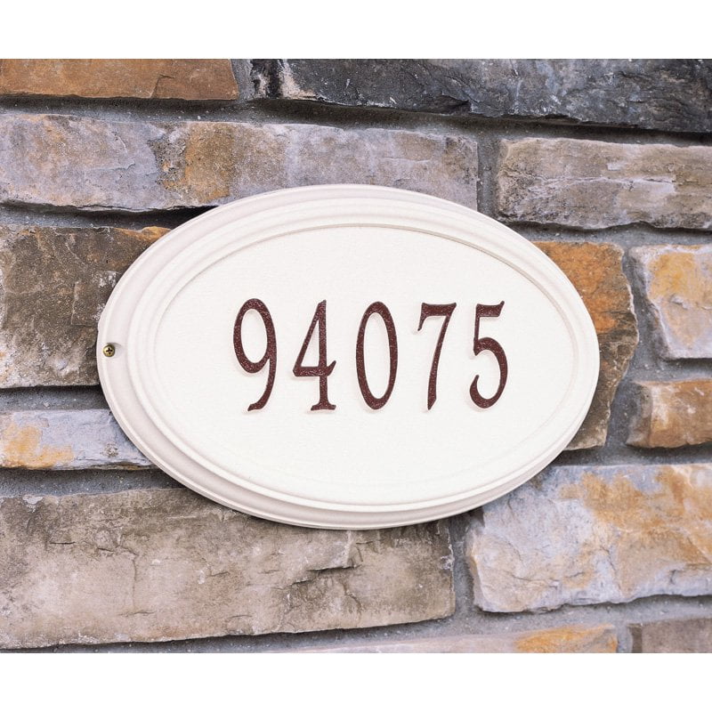 Whitehall Concord Oval 1-line Wall Mounted Plaque - Walmart.com Whitehall Concord Oval 1-line Wall Mounted Plaque - Walmart.com