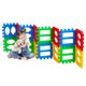 Gymax 32 Pieces Big Waffle Block Set Kids Educational Stacking Building ...