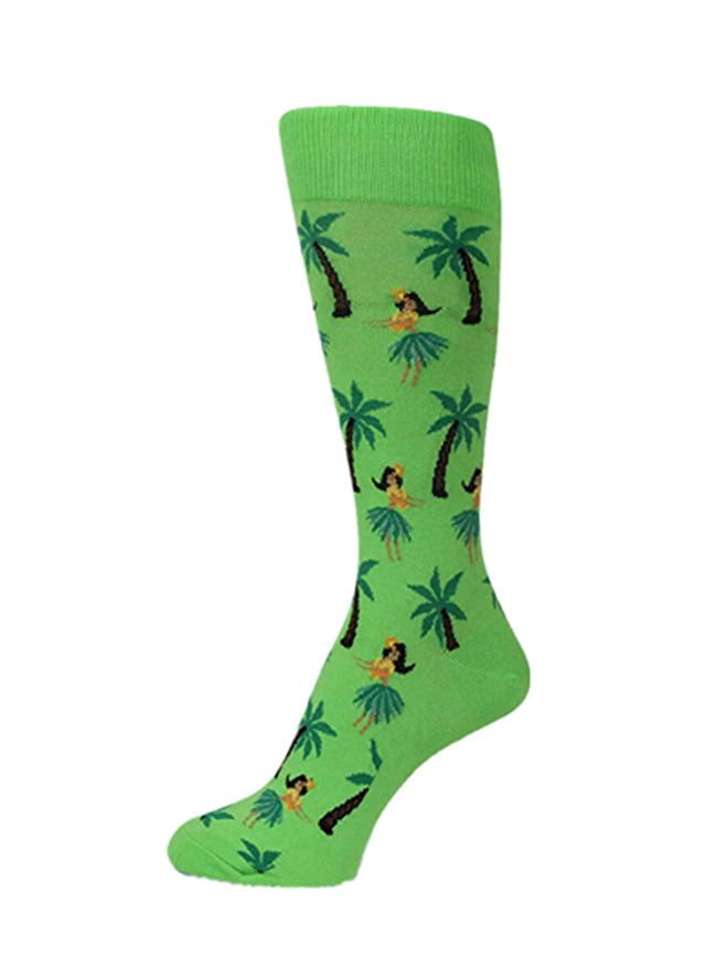 Spotlight Hosiery shades of GREEN Men's Groomsmen's Dress Socks ...