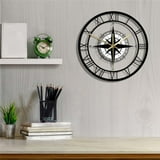 Direction Wall Clock Wall Hanging Minimalist Decorative 30cm - Walmart.com