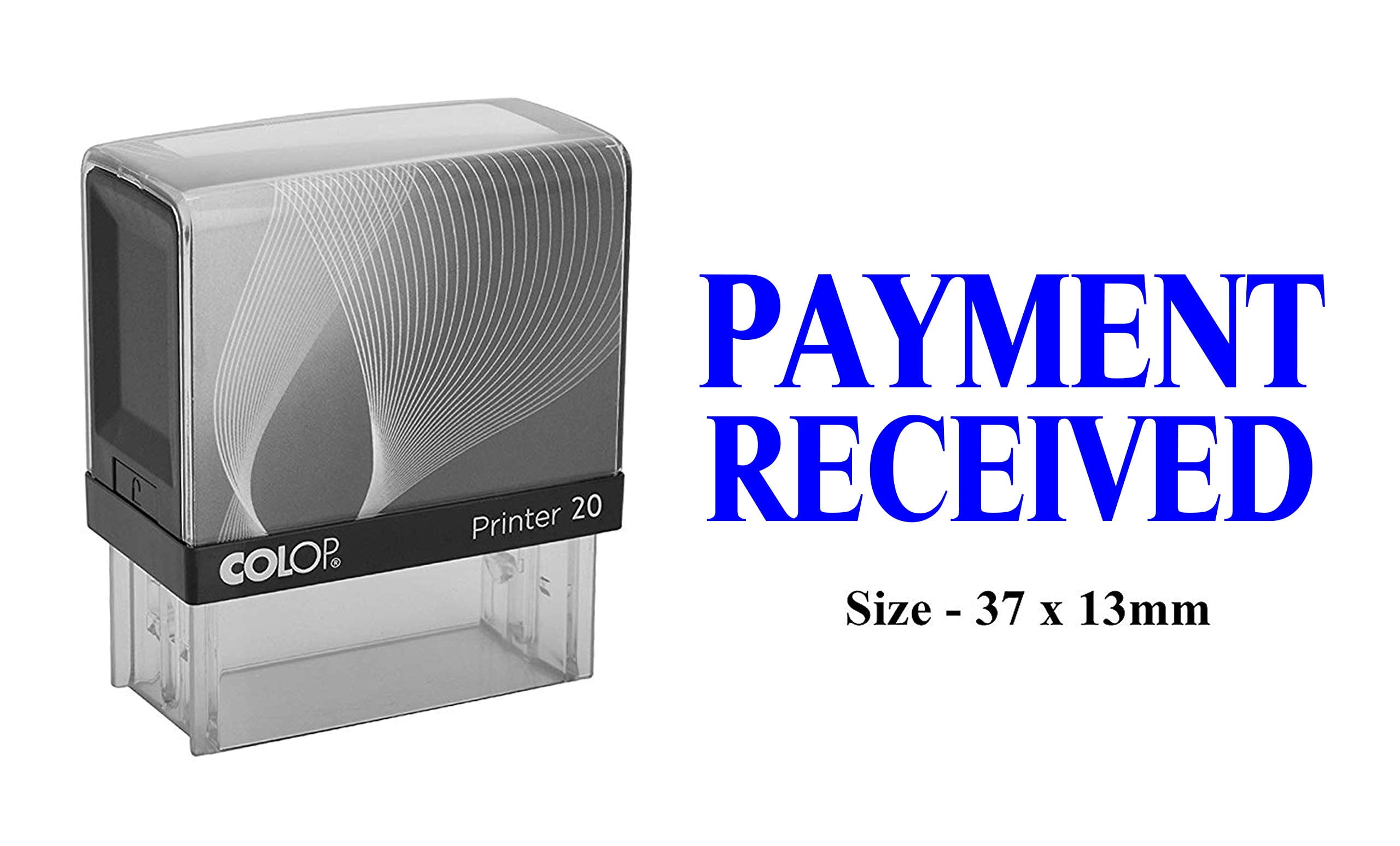 PrintValue Payment Received-Colop Printer 20 Self-Inking Text Rubber ...