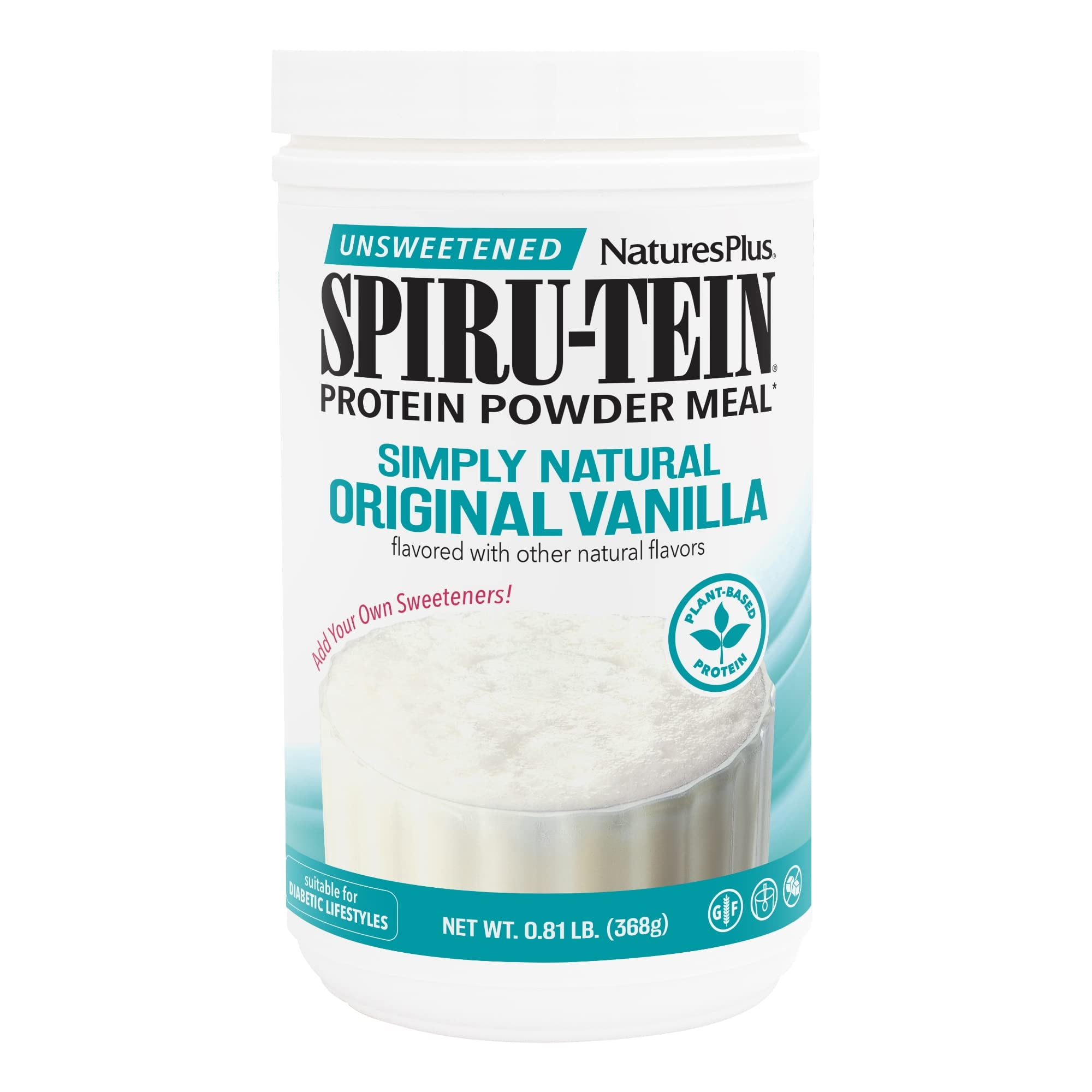 NATURES PLUS Shake Simply Natural Spirutein, 13.12 OZ | Bodega Aurrera ...
