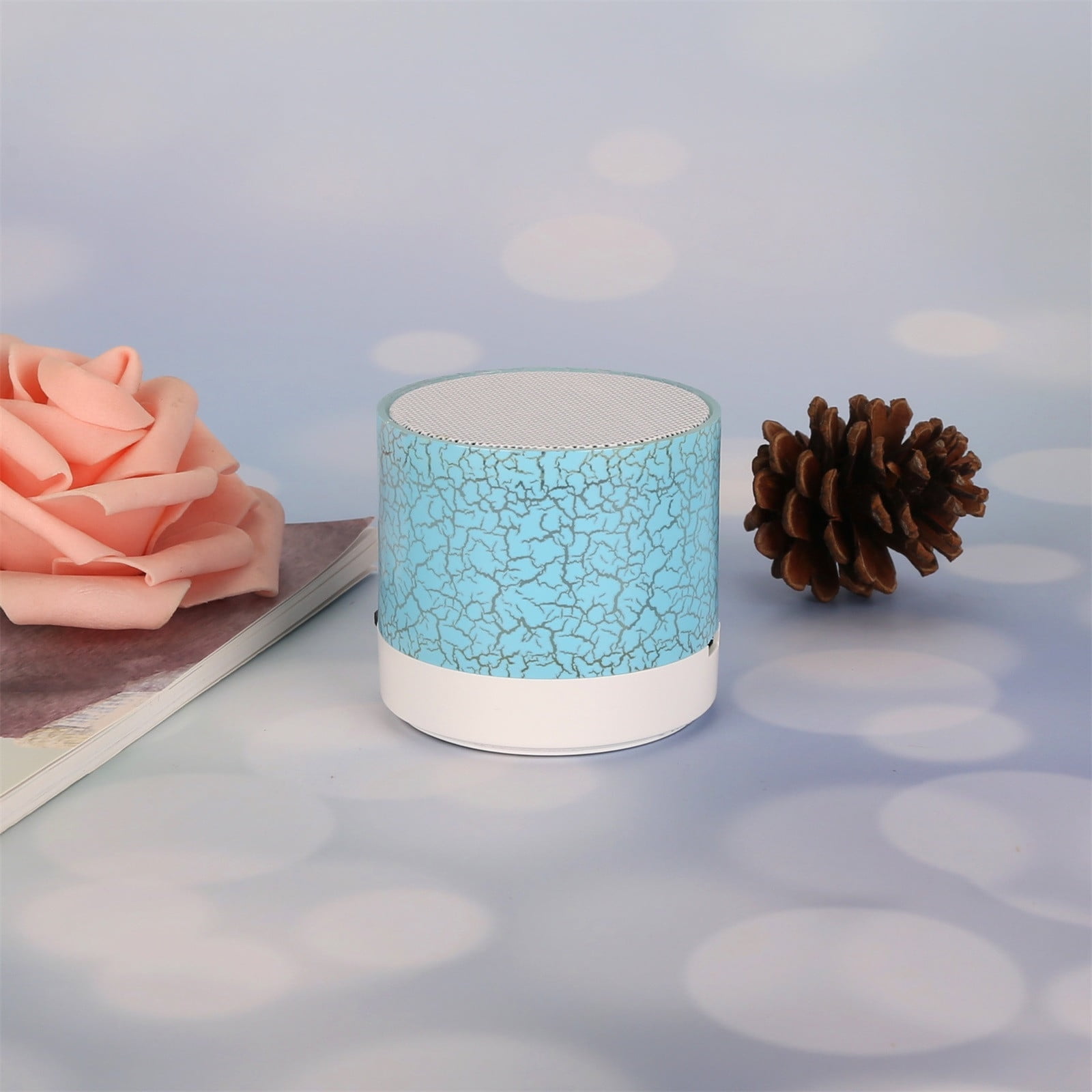 Altavoz LED Mini Altavoz Bluetooth Inalámbrico A9 Led Noche TF USB FM ...