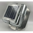 Solar RoofBlaster for 3.5" Ribbed Conex Shipping Container, Galvanized ...