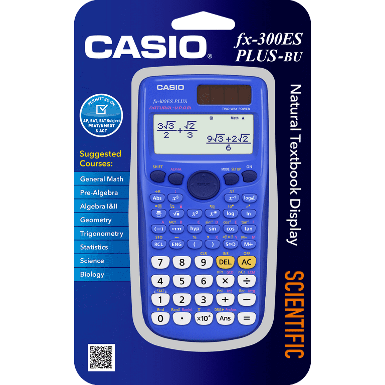 Casio Calculator Blue