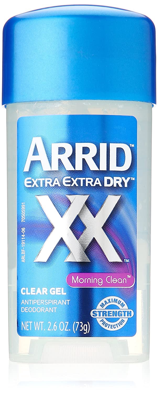 ARRID Extra Dry Antiperspirant and Deodorant Clear Gel Morning Clean, 2 ...