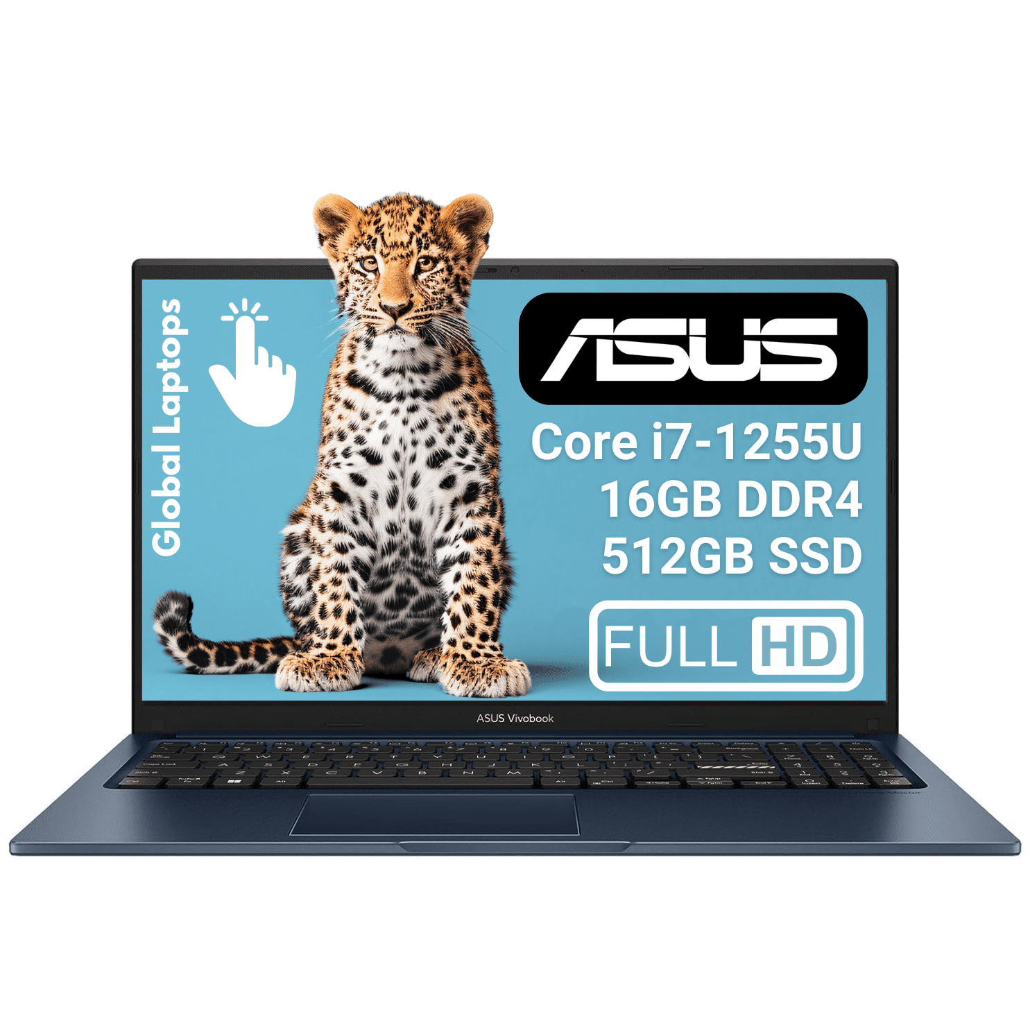 Laptop Asus 15-F150 Core i7-12 16G 512 Ssd FHD TOUCH Reacondicionada ...