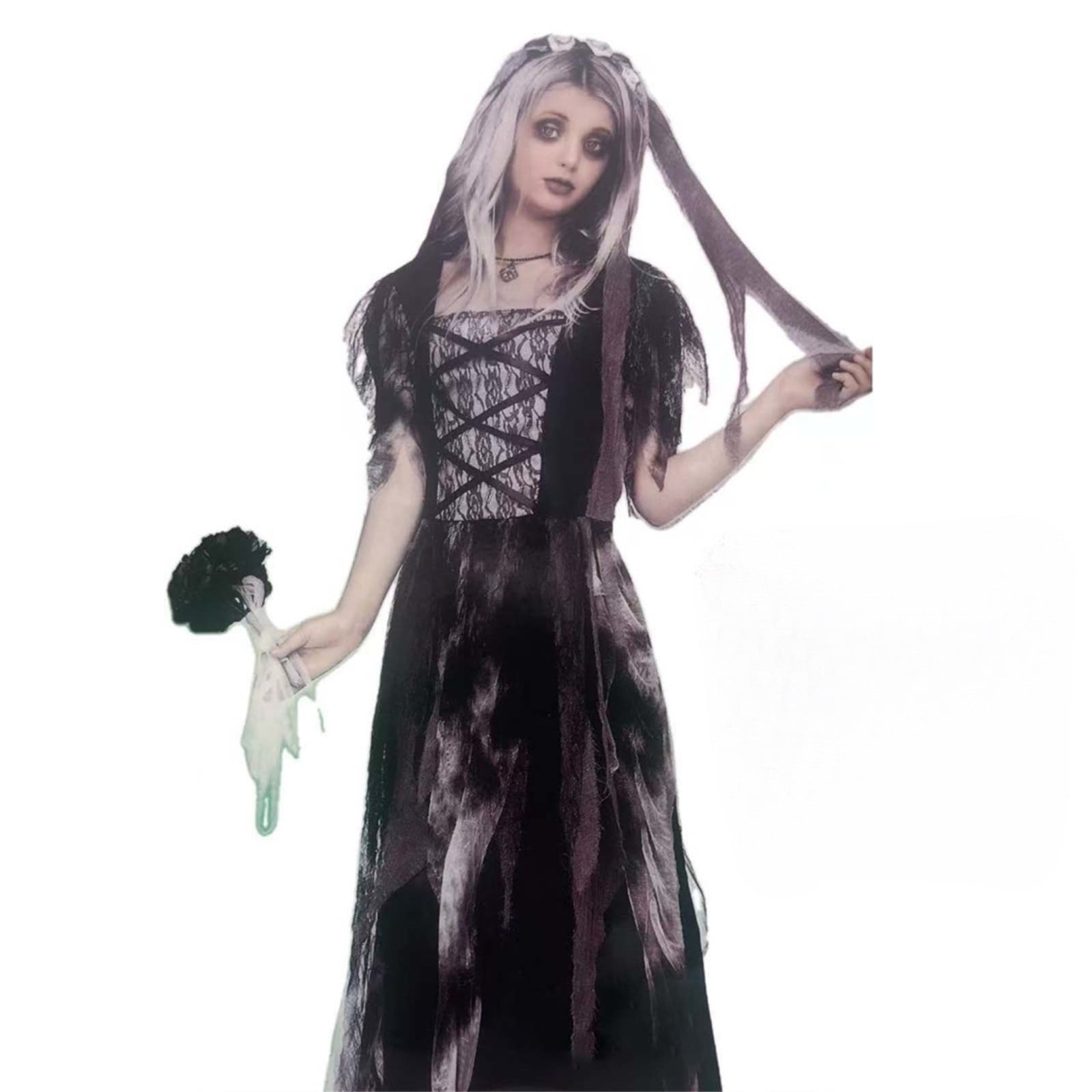Click here for Wanpidan Gothic Witch Girls Halloween Dress Elegan... prices