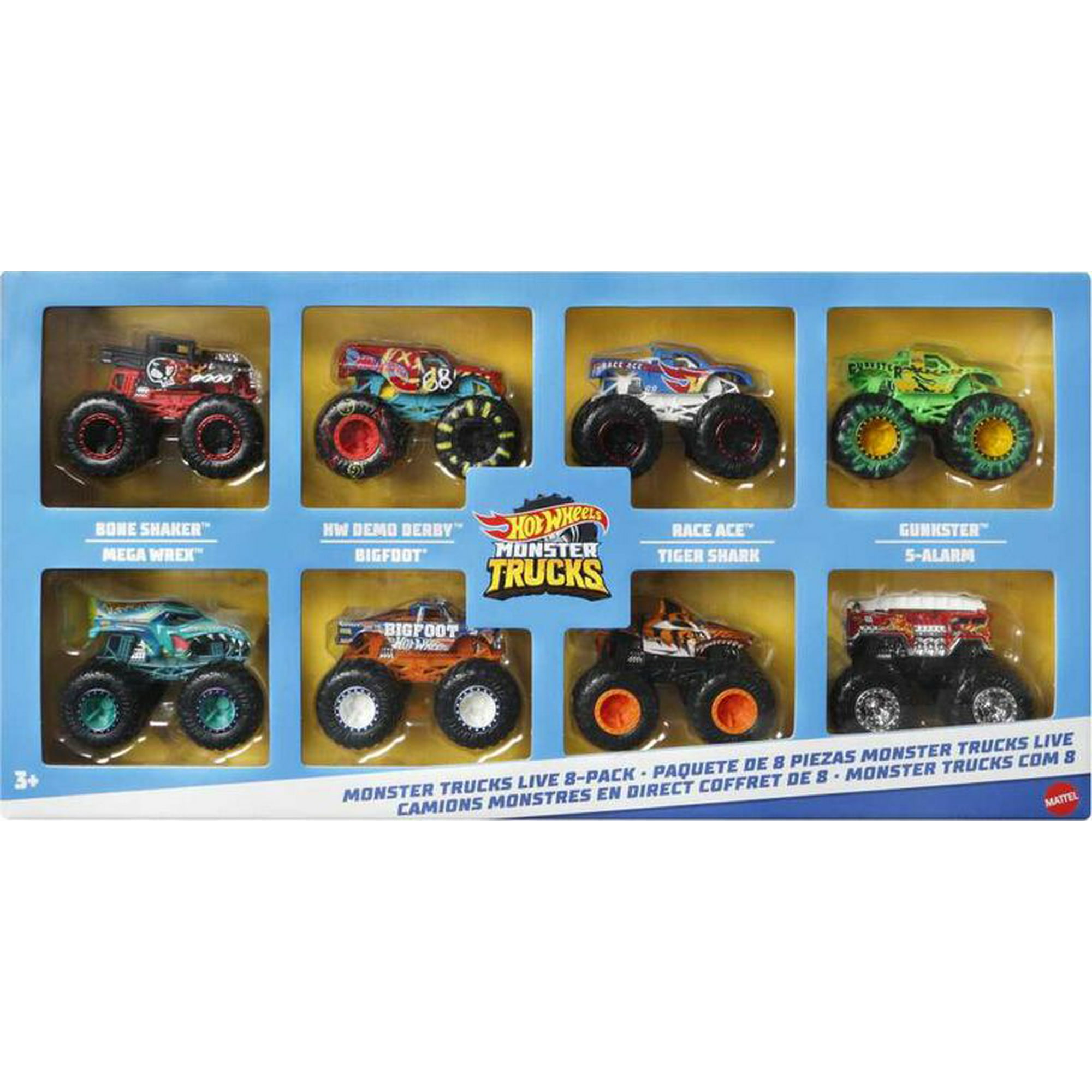 Click here for Mattel Hot Wheels Monster Trucks Live 8-Pack prices