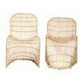bali & pari Rosalba Boho Dining Chair, 2-Piece, Light Honey - Walmart.com