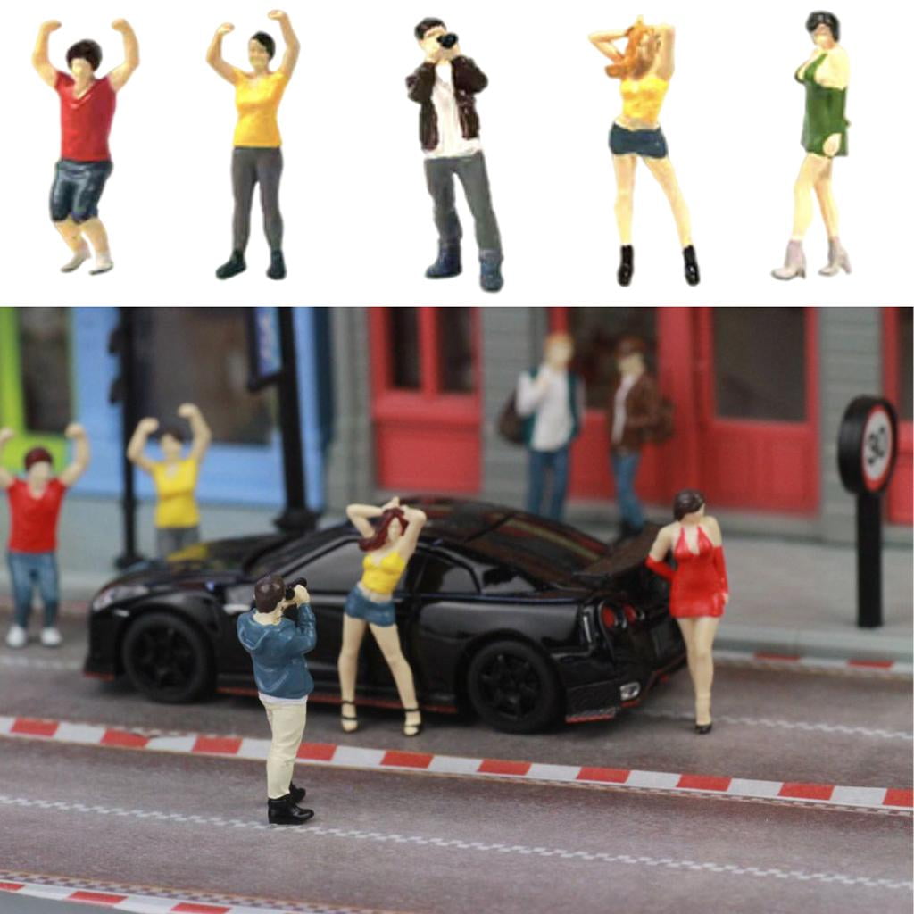 5 Pack Tiny People Figurines, Figures, 1/64 Scale Figures, 1/64 Scale ...
