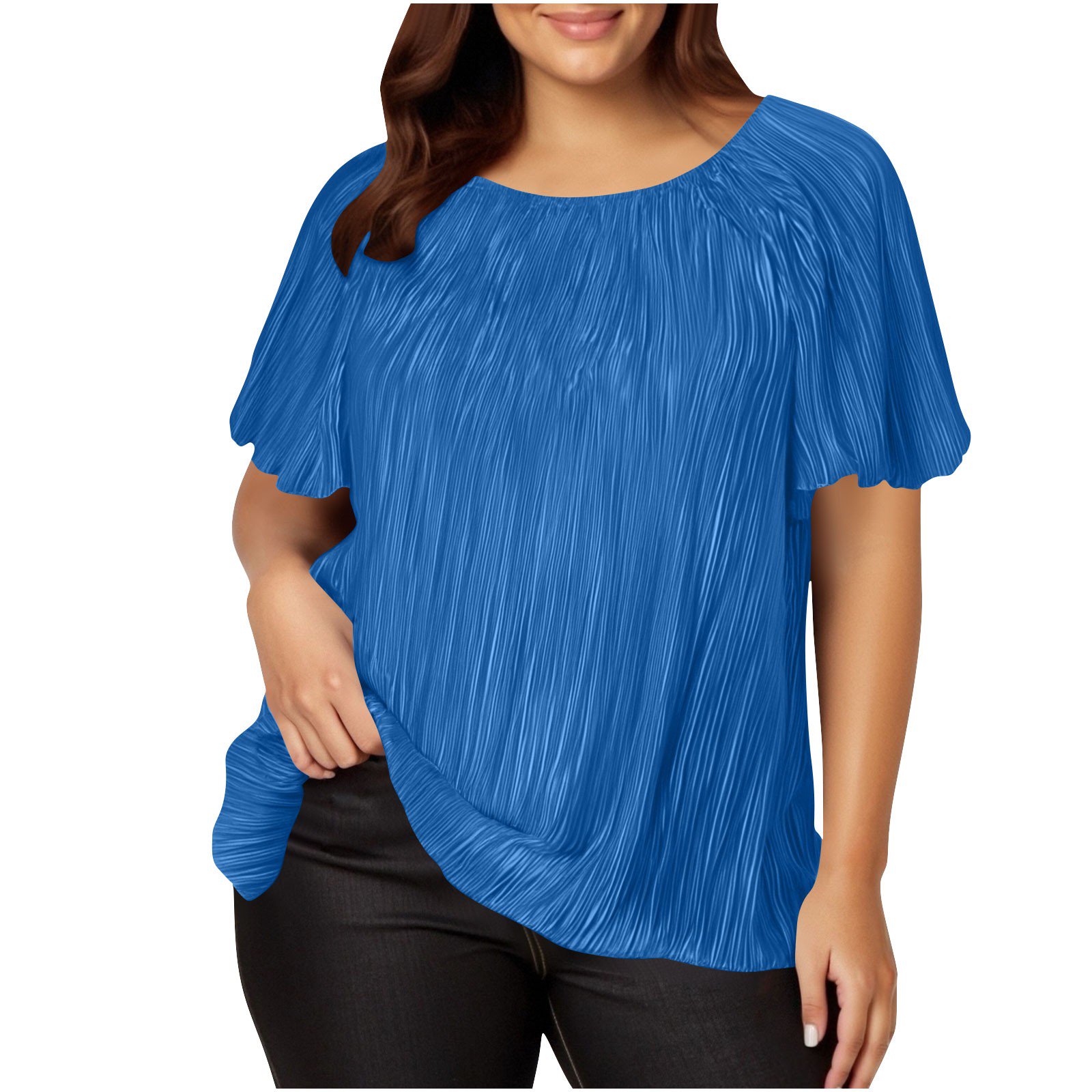 Click here for Posijego Plus Size Tops For Women Summer Trendy Sh... prices