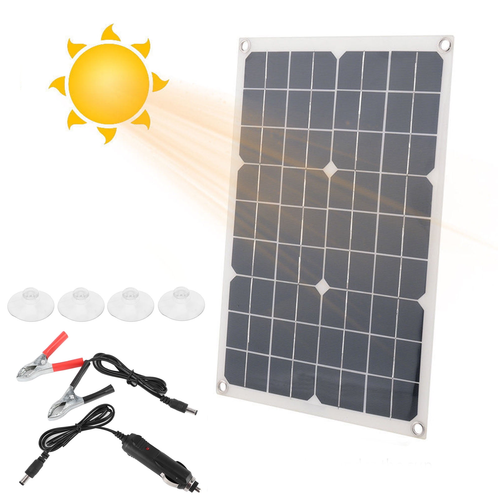Delaman Portable Solar Panel,Portable Solar Cell Panel 100W ...