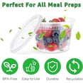 240 PACK 16 oz Plastic Food Containers with Lids, Airtight Meal Prep ...