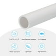 PVC Rigid Round Pipe 16mm ID 20mm OD 20cm/8" Length White High Impact ...